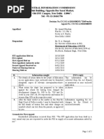 First Appeal Under RTI | PDF | Public Law | Government