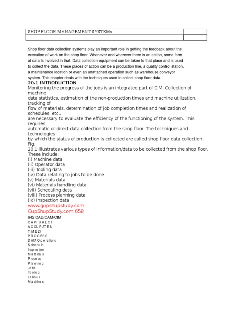 Shop Floor Management | Science And Technology | Production And ...