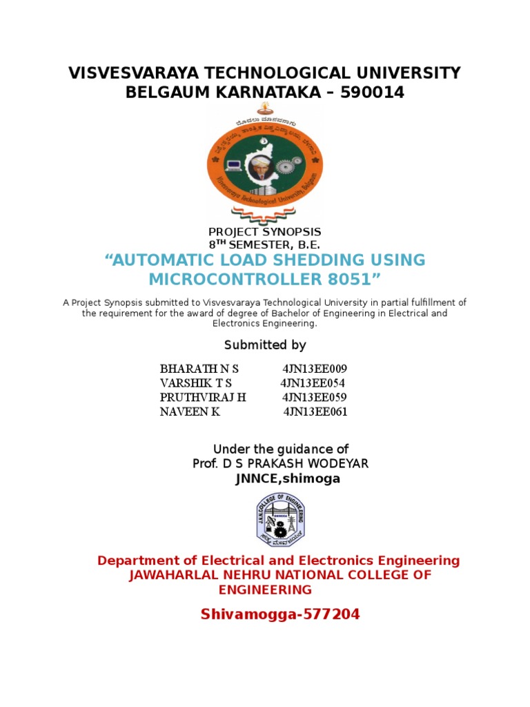 Visvesvaraya Technological University Belgaum Karnataka - 590014 | PDF ...