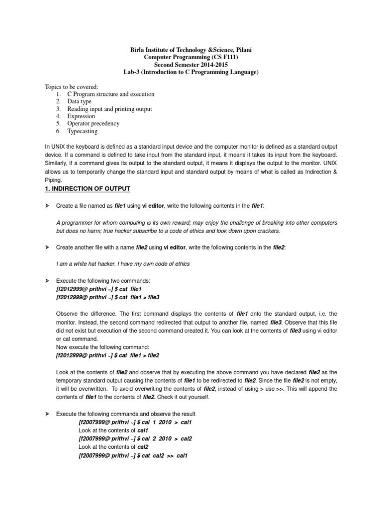 Lab Sheet 3 | PDF | Data Type | C (Programming Language)