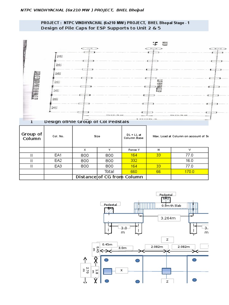 Design of Pile Cap For ESP Supports Unit 2 & 5 Mod | PDF | Deep ... Design of Pile Cap For ESP Supports Unit 2 & 5 Mod | PDF | Deep ...