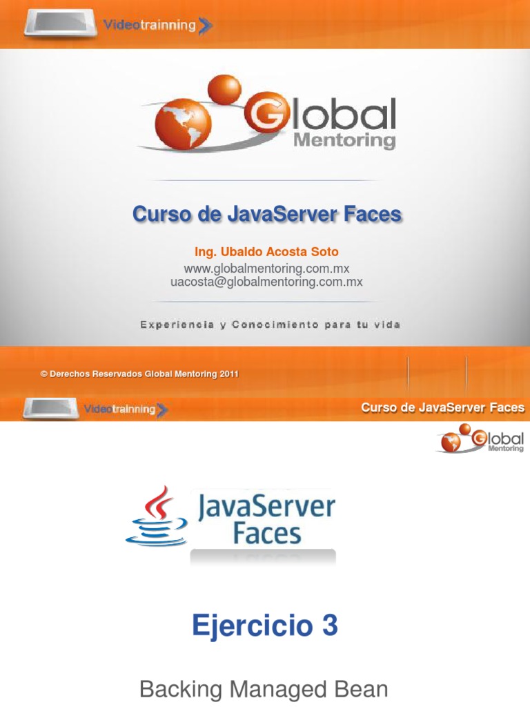 Curso JSF Ejercicios - 3 | PDF | La interacción persona-ordenador ...