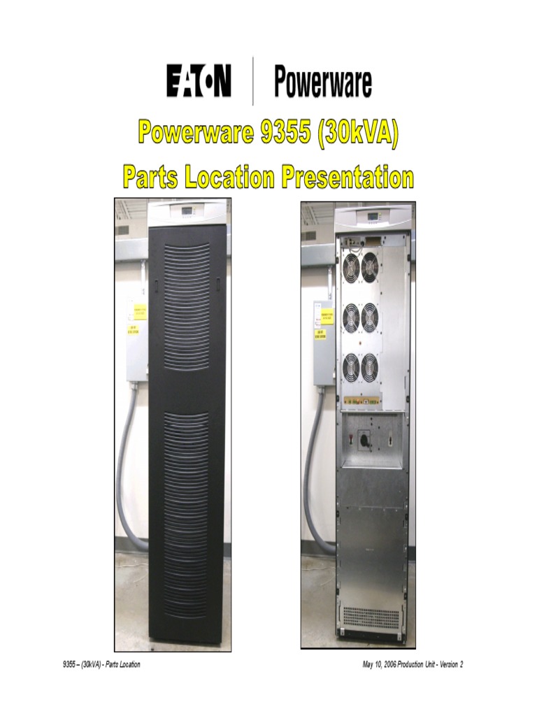 30kVA Unit Parts Location Guide | PDF | Power Inverter | Rectifier