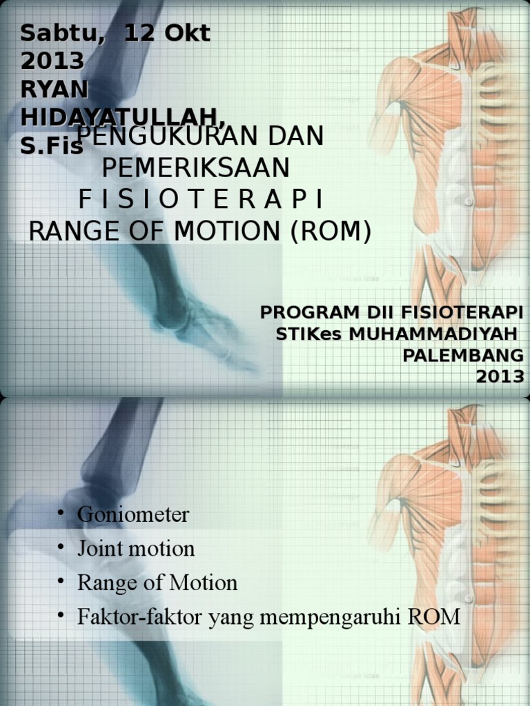 Pengukuran ROM | PDF