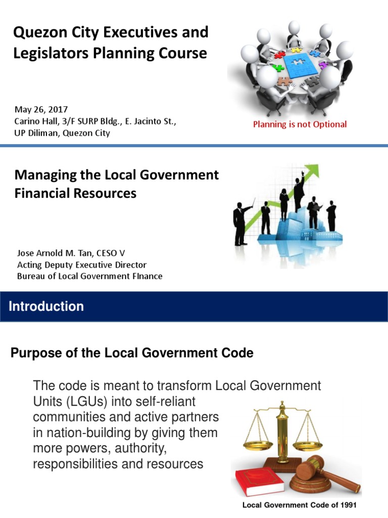 Managing Local Government Financial Resources | PDF | Local Government ...