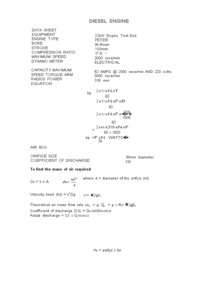 Diesel Engine Practical | Download Free PDF | Engines | Diesel Engine
