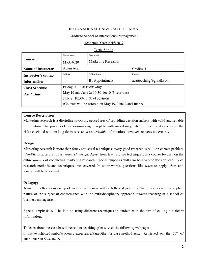 Course: Identification, and A Robust Research Design. Apart From ...