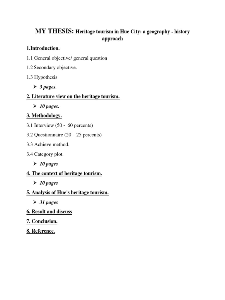 My Thesis:: 1.1 General Objective/ General Question 1.2 Secondary ...