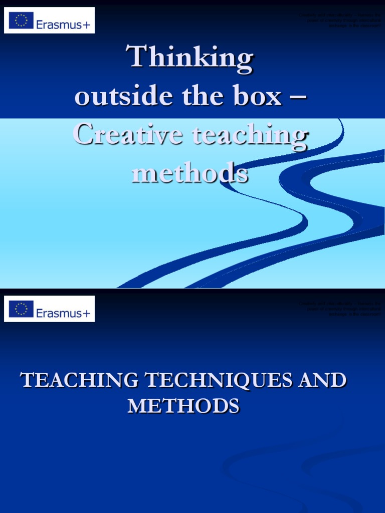 Thinking Outside The Box Creative Teaching Methods Pdf