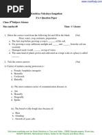 CBSE Class 5 Mathematics Question Paper Set C | PDF | Naming Conventions | Encodings