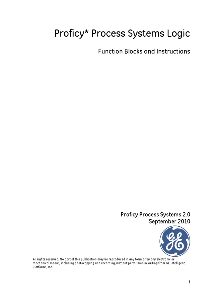 Proficy Process Systems - Instructions | PDF | Variable (Computer Science) | Instruction Set