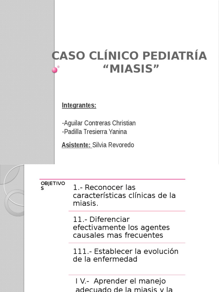 Miasis | PDF | Especialidades Medicas | Medicina