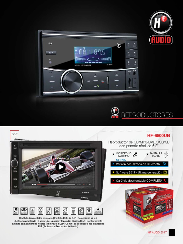 HF Audio Catalogo | USB | Seguro digital