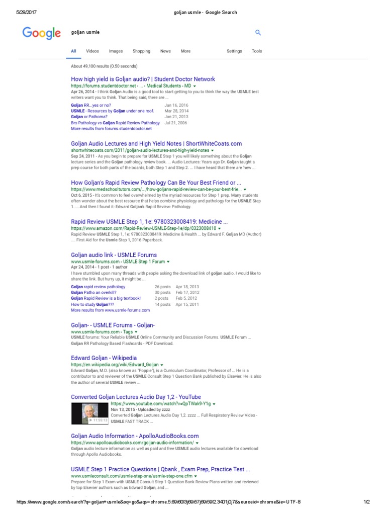 Goljan Usmle | PDF | United States Medical Licensing Examination ...