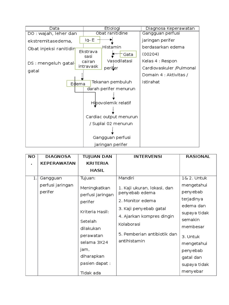 Gangguan Perfusi Jaringan Perifer