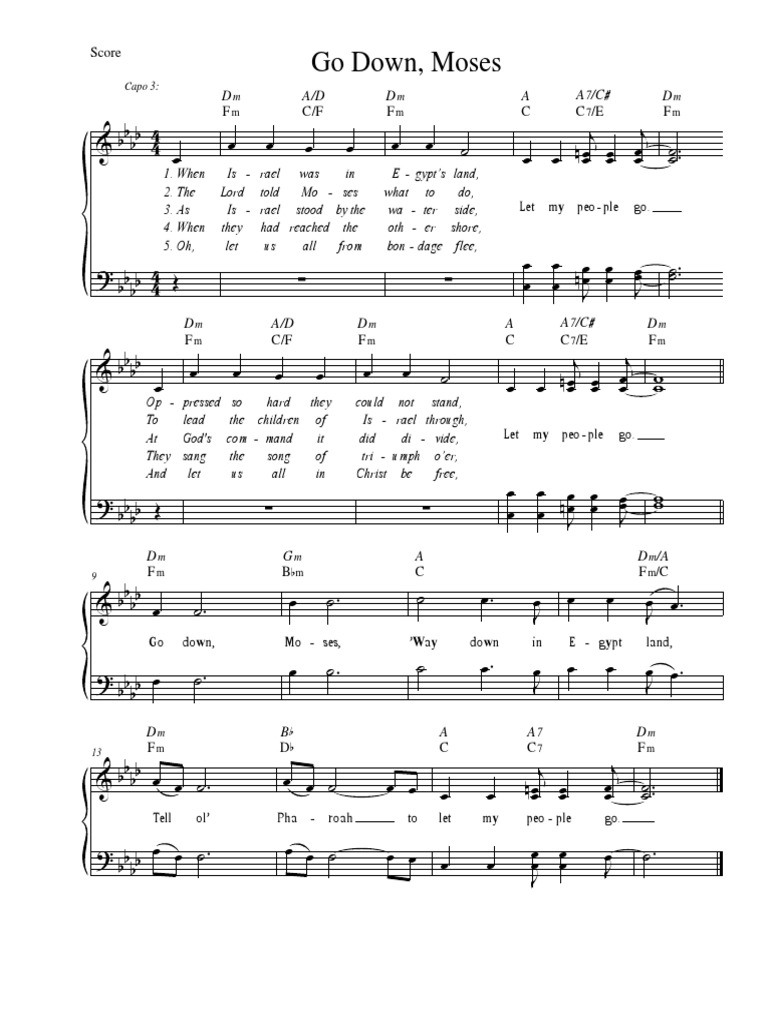 Go Down Moses | PDF