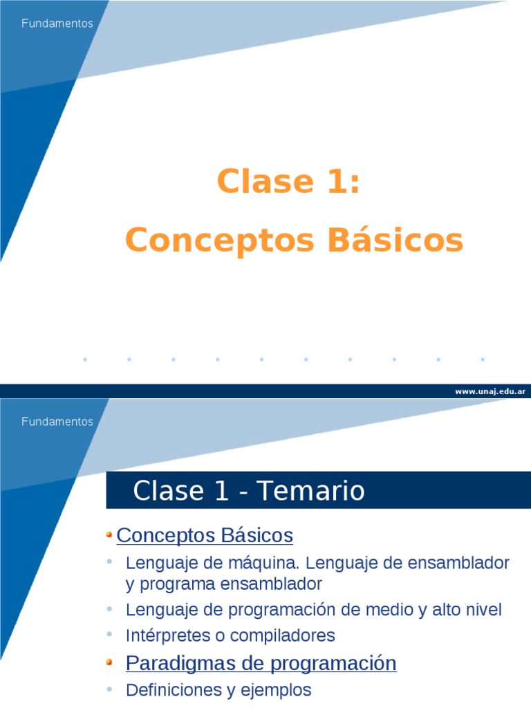 Fundamentos de Informatica - Conceptos Basicos | PDF | Programa de computadora | Programación