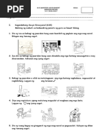 Kinder 2nd Grading Exam | PDF