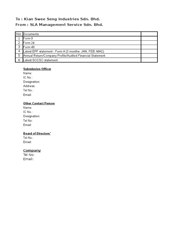 Documents of Application HRDF | PDF | Business