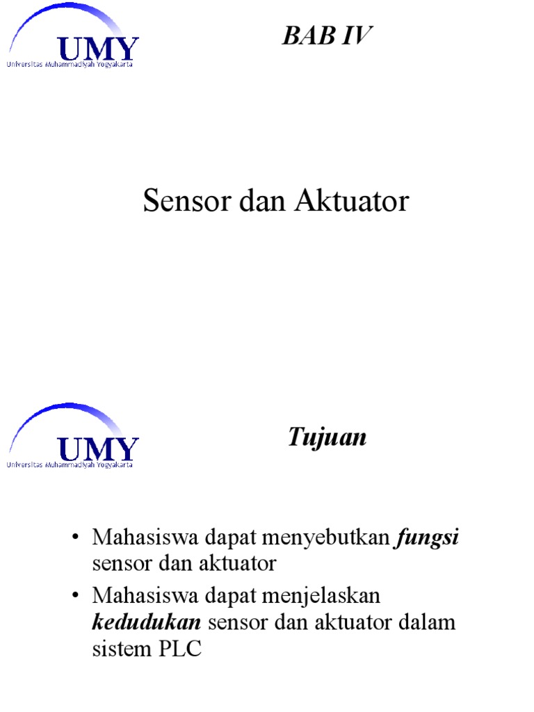 BAB-4 Sensor Dan Aktuator | PDF