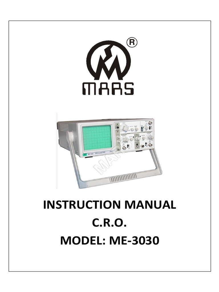 3030 Manual Rev-01 | PDF
