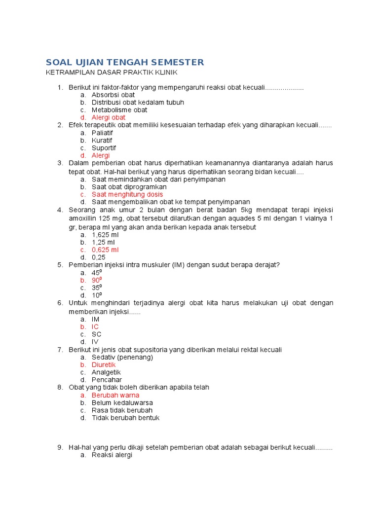 Soal KDPK | PDF