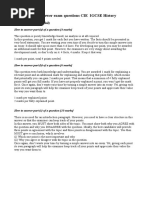 CIE IGCSE History Paper 2 | PDF | Question | Knowledge