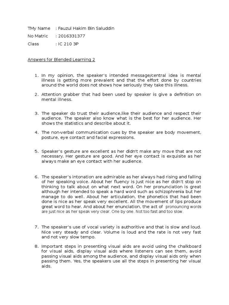 Elc Answer | Download Free PDF | Nonverbal Communication | Semiotics