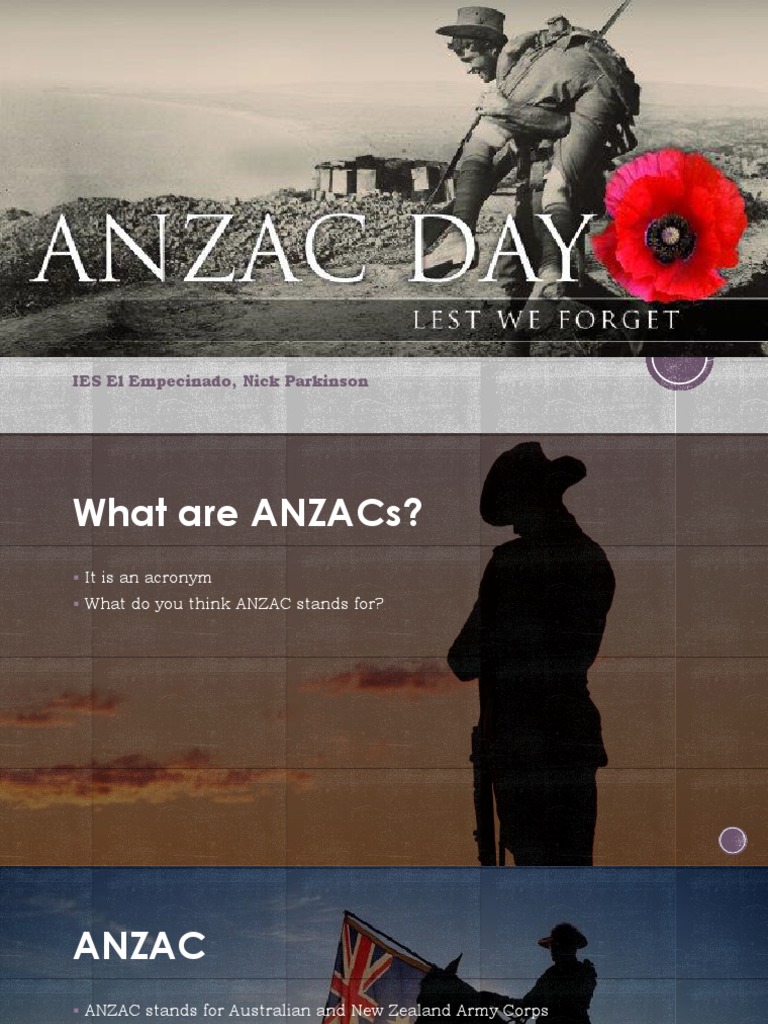Exploring the History and Traditions of ANZAC Day | PDF