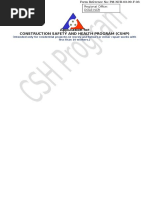 CSHP Application Form (Comprehensive) | PDF | General Contractor ...