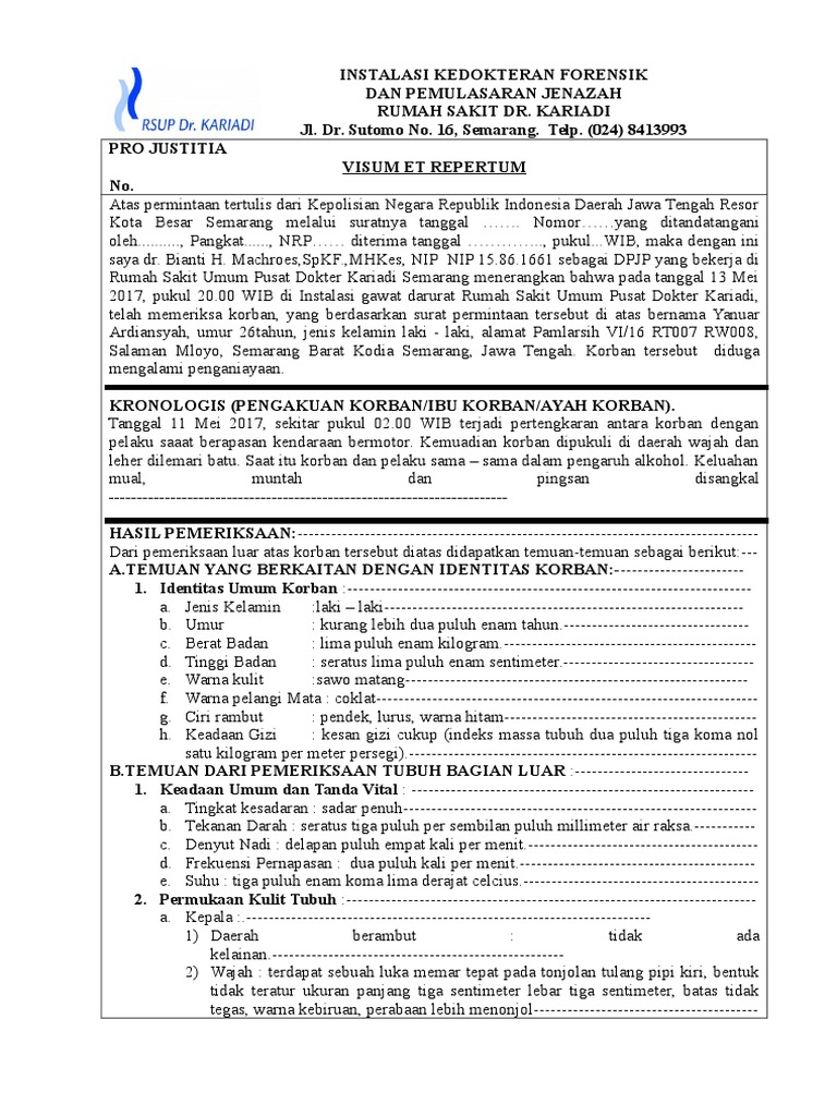 Format Visum Hidup | PDF