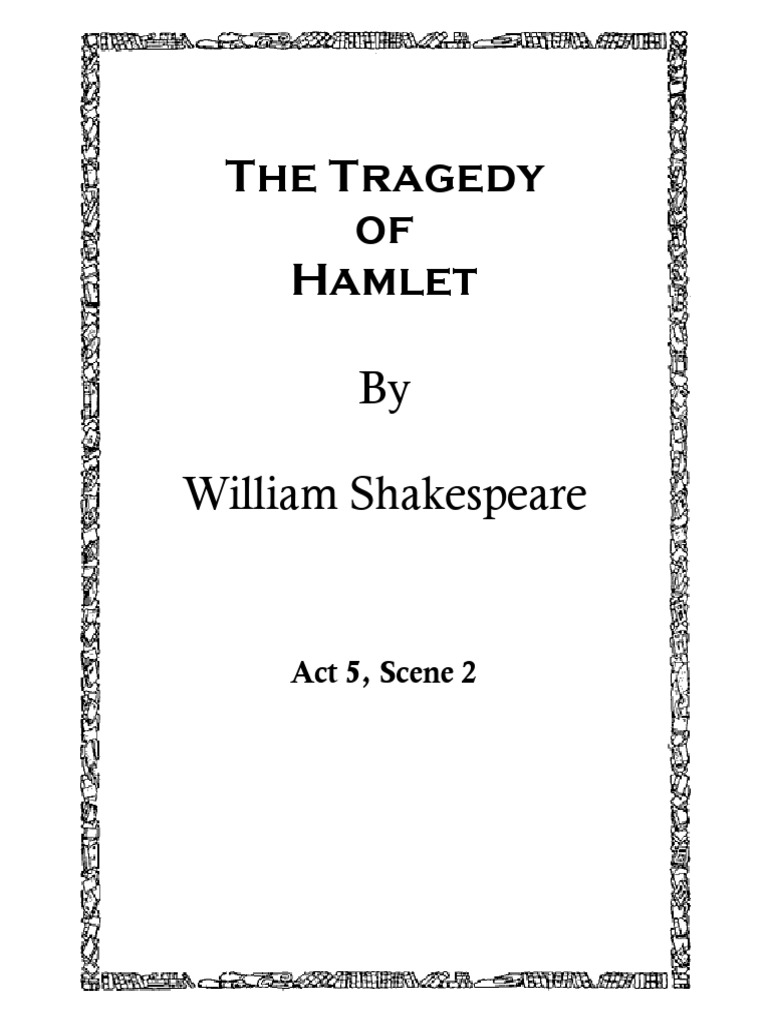 Hamlet Act 5 Scene 2 | PDF | Hamlet | Tragedy Plays