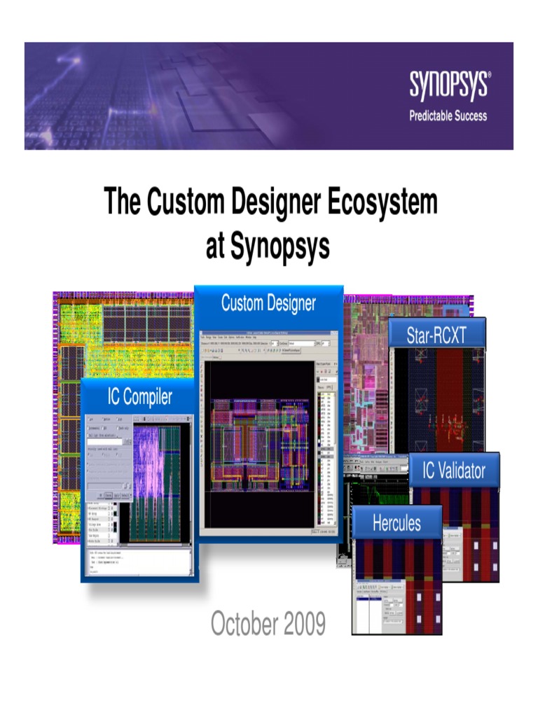 Synopsys Custom Designer Ecosystem: A Complete Platform for Analog and Custom Digital Design ...