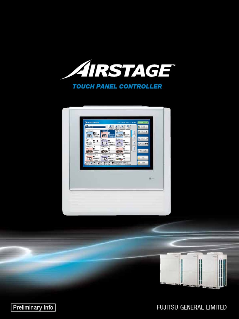 Airstage Touch Panel Controller | PDF | Touchscreen | Icon (Computing)