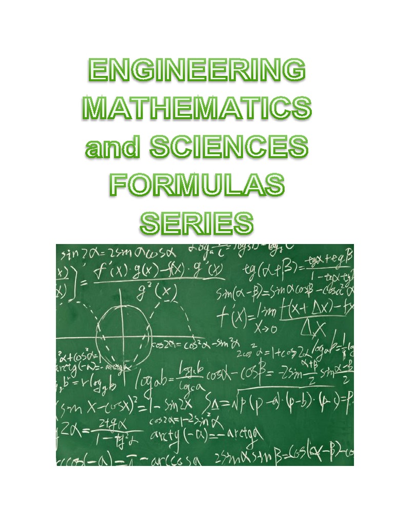 Engg Mathematics and Sciences Formulas Series | PDF | Matrix ...