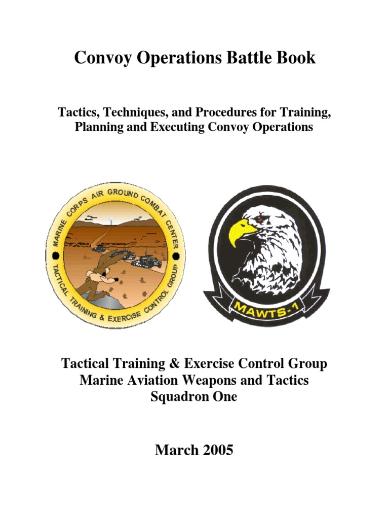 Convoy-Operations-Battle-Book.pdf | Electronic Warfare | Reconnaissance