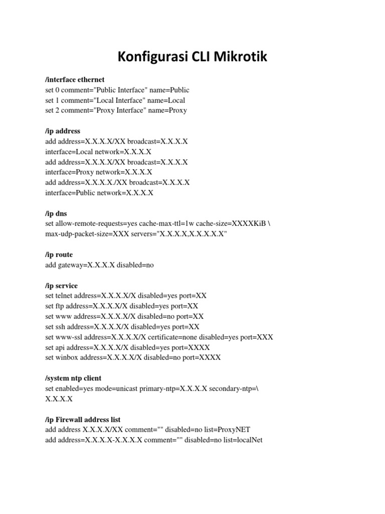 Mikrotik Cli Configuration Guide Pdf File Transfer Protocol