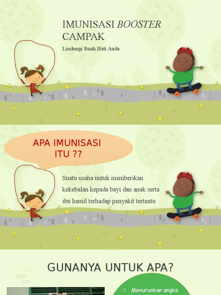 Imunisasi Booster Campak untuk Anak | PDF