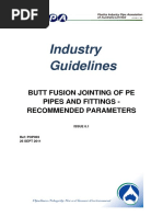 HDPE Pipe Fusion Procedure Guide | PDF | Pipe (Fluid Conveyance ...