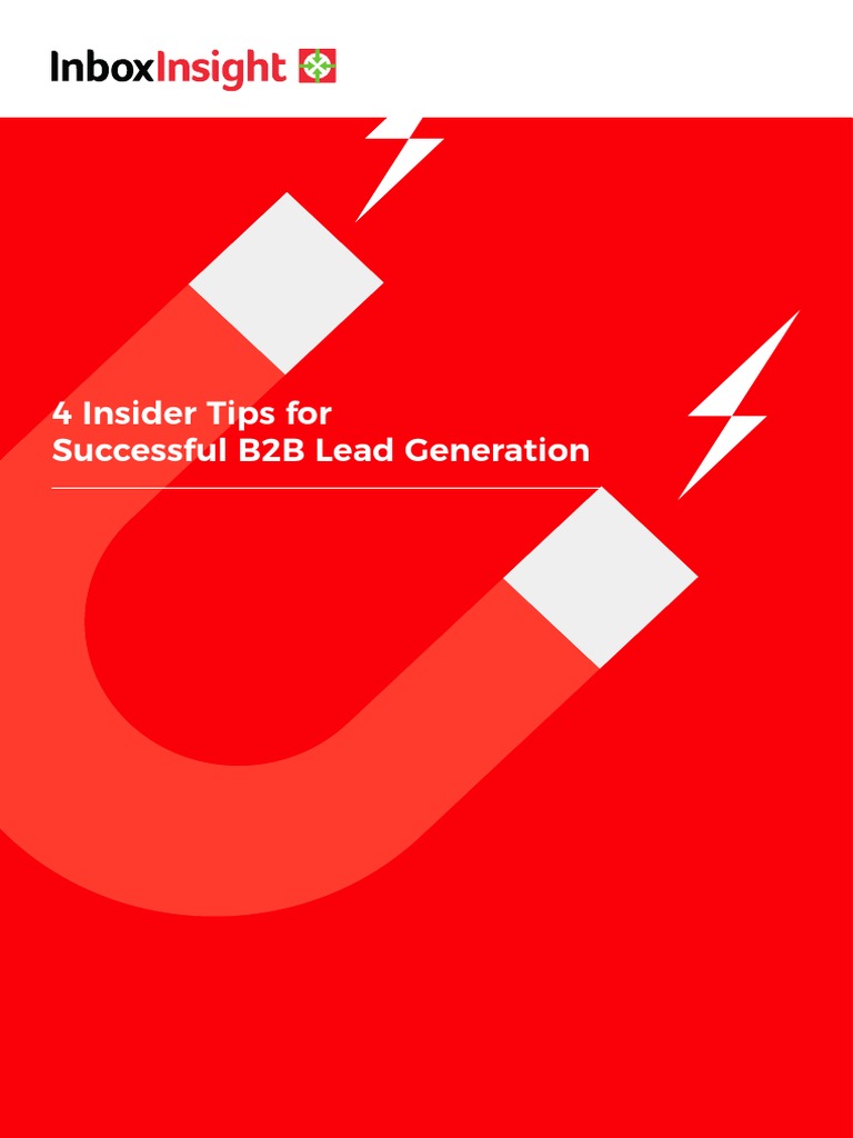 Tips For b2b Lead Generation | PDF | Customer Relationship Management ...