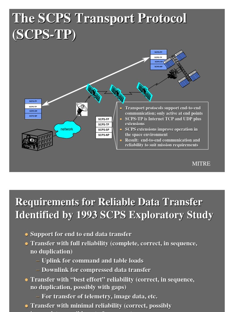 The SCPS Transport Protocol (SCPS-TP) | PDF | Transmission Control ...