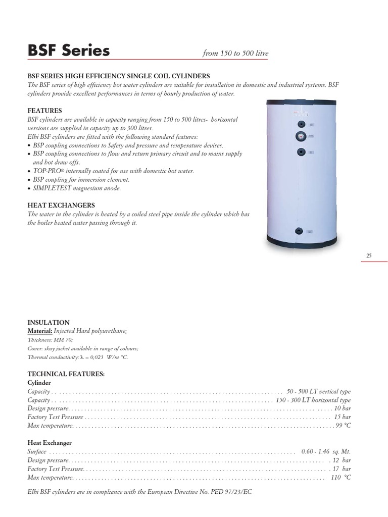 Elbi Bojler BSF 150 | PDF | Water Heating | Home Appliance