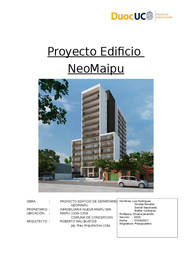 Proyecto Edificio | PDF