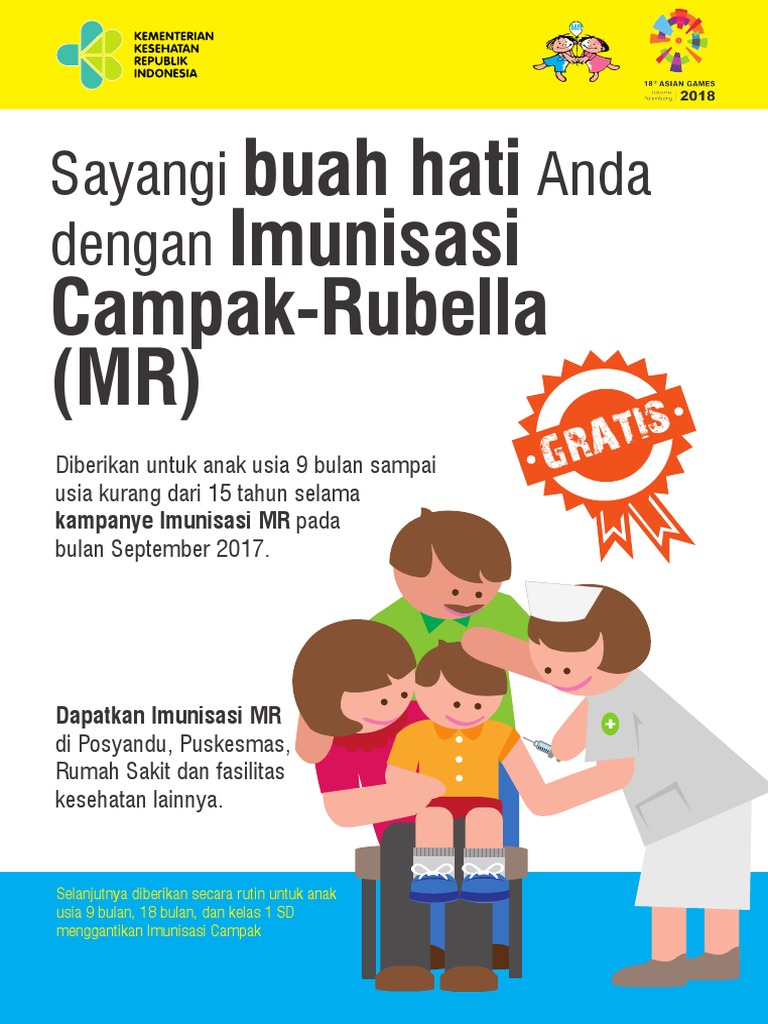 Poster Imunisasi MR | PDF