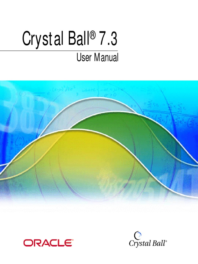 Manual Crystal Ball PDF | PDF | Spreadsheet | Probability Distribution