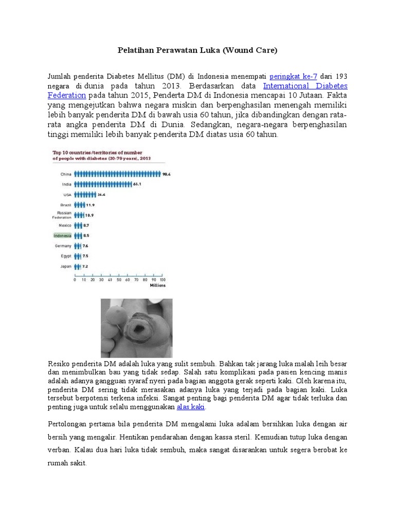 Pelatihan Perawatan Luka | PDF
