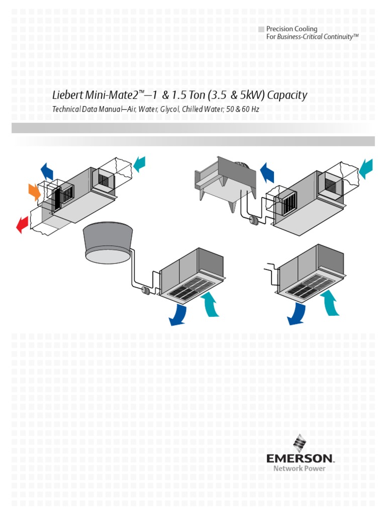 Liebert Minimate2 1 1.5 Ton Technical Data Manual PDF | PDF | Air ...