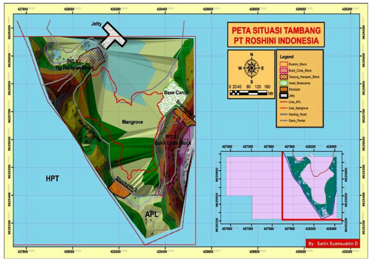 Peta Situasi Tambang Roshini | PDF