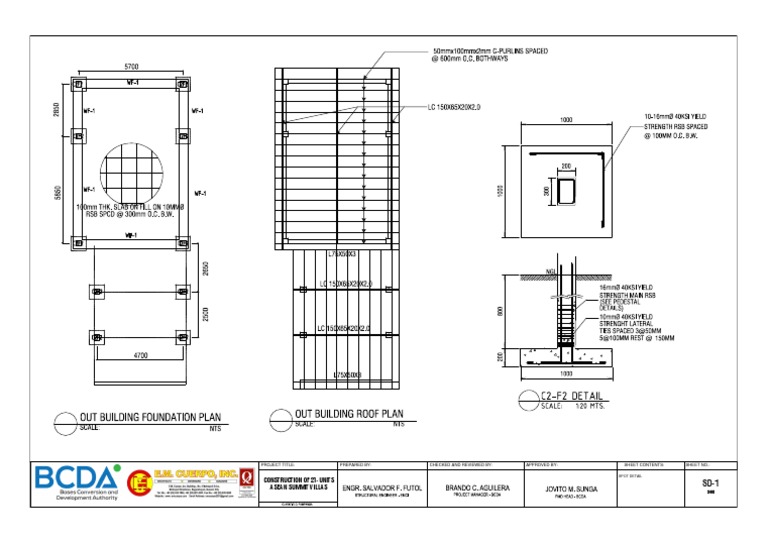 ASEAN Summit Villas Construction Plan | PDF