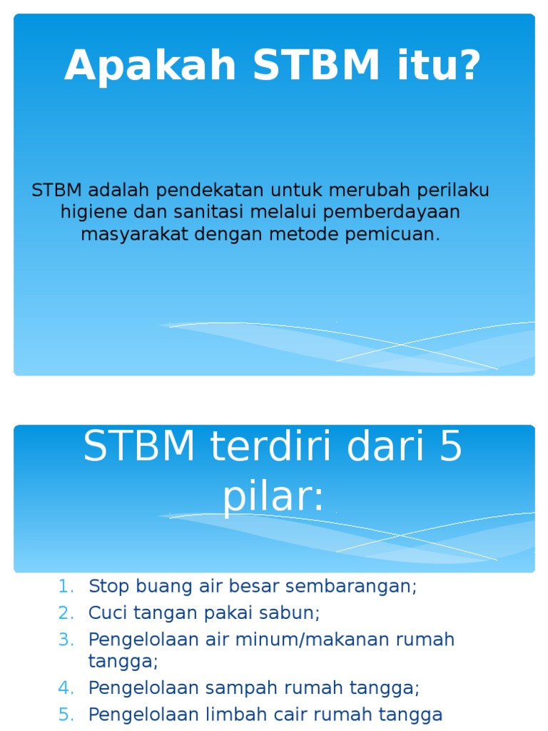 Apakah STBM Itu | PDF